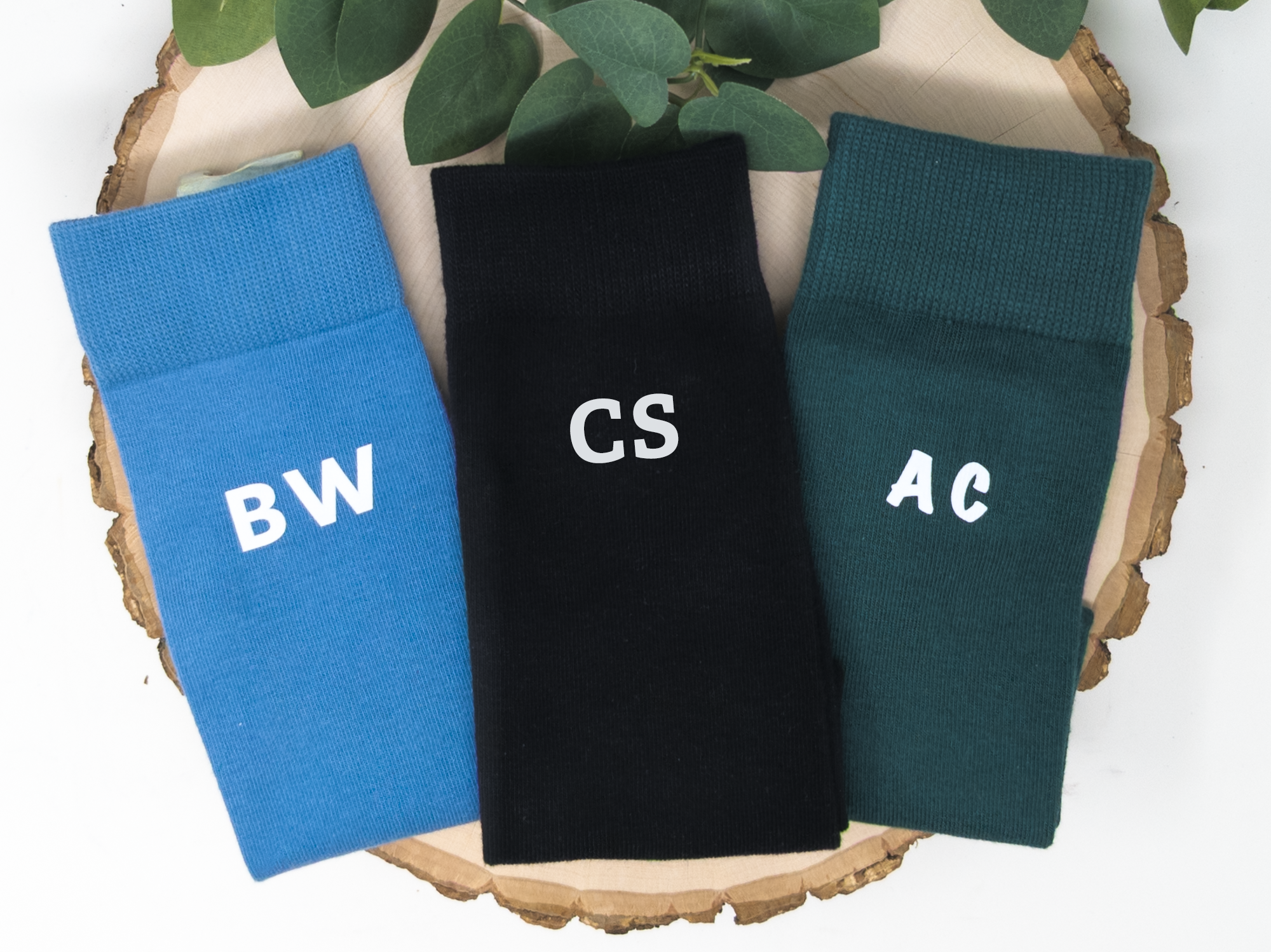Custom Monogrammed Dress Socks | Men's Crew Socks Designed for You – No ...
