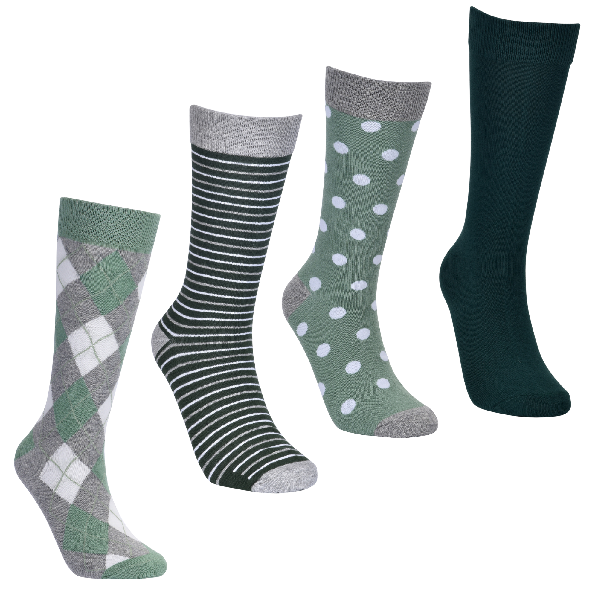 Evergreen Combed Cotton Dress Sock Bundle | No Cold Feet Co.