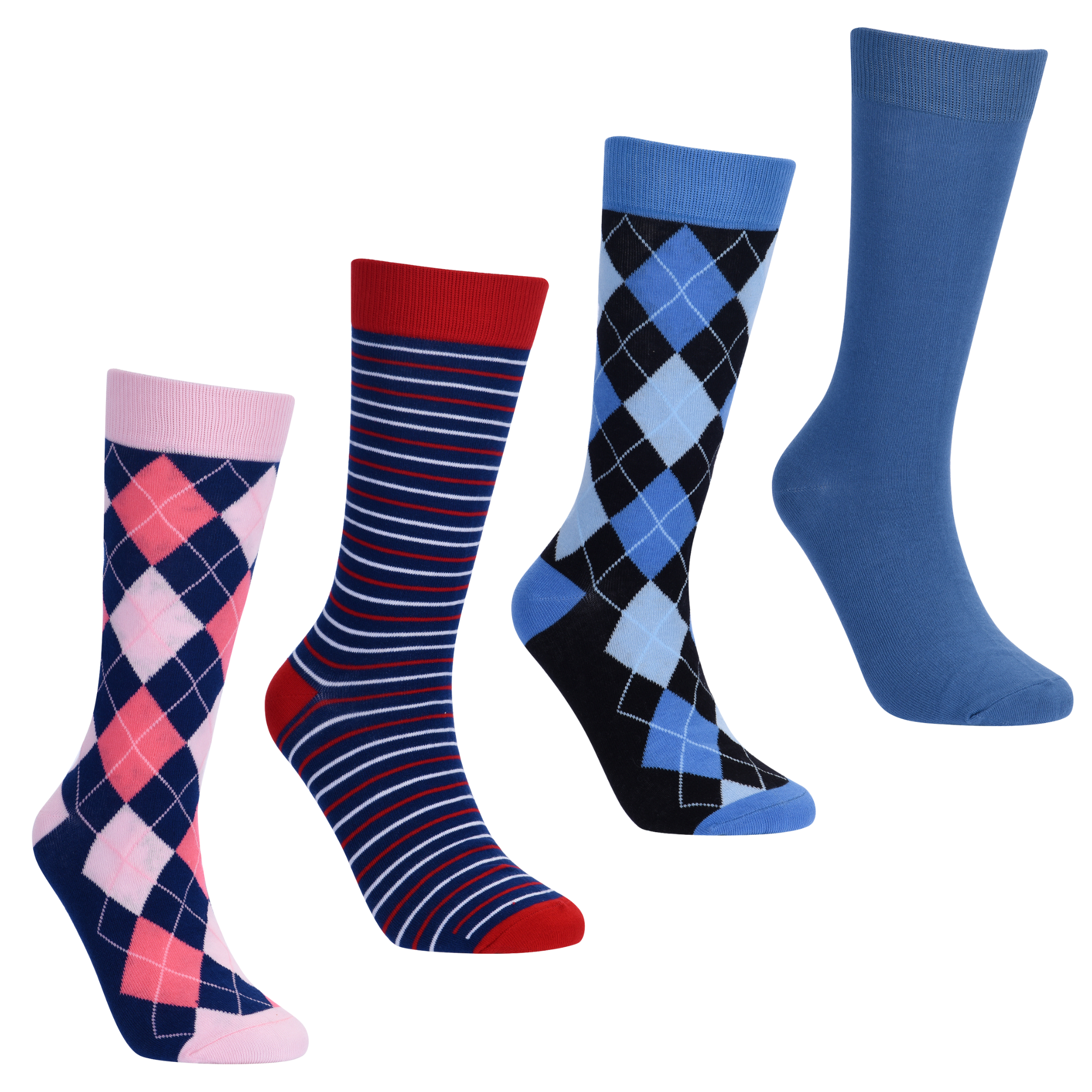 Preppy Classic Bundle Combed Cotton Dress Sock Bundle | No Cold Feet Co.